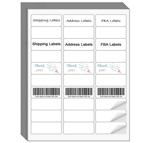 Neflaca Mailing Address Labels For Laserinkjet Printer 1 X 2 58