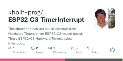 GitHub Khoih Prog ESP32 C3 TimerInterrupt This Library Enables You
