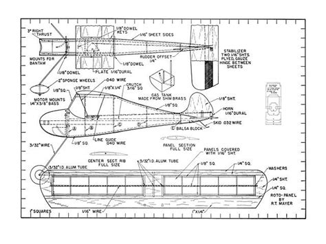Free Plans Collection Of Free Vintage Model Aircraft Plans To