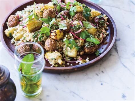 Couscous aux boulettes d agneau artichaut rôti Cuisine et Recettes