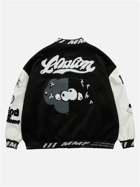 Thesupermade Pink Terry Patch Embroidered Hip Hop Baseball Jersey 19