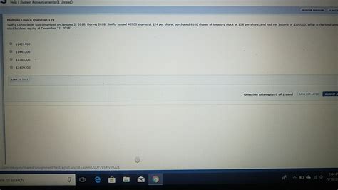 Solved Multiple Choice Question 121 The Following Data Is