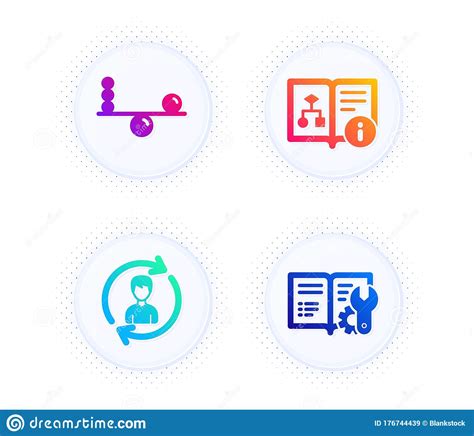 Human Resources Technical Algorithm And Balance Icons Set Engineering