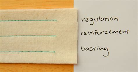 Basic Sewing Reinforcement Stitching