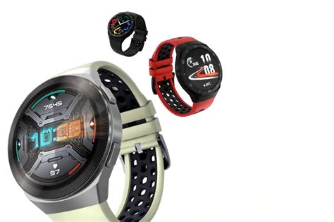 Huaweis Watch Gt E Is A Sporty Redesign Of Its Last Smartwatch The Verge