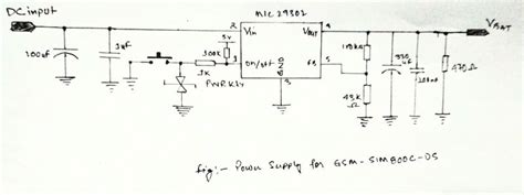 pcb design sim800c ds power supply schematic electrical engineering