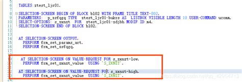 Abap选择屏幕的事件触发，以及f4的制作abap 表控件下拉触发事件 Csdn博客