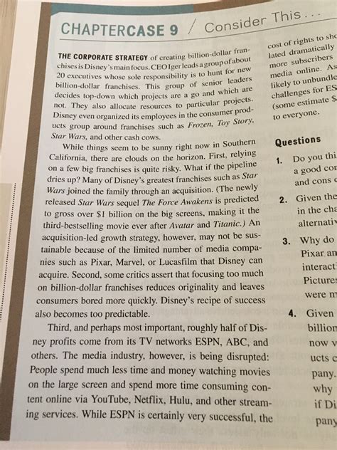 1 Do You Think Focusing On Billion Dollar Franchises Is Aask 7