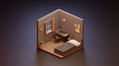Isometric Room Free 3d Models Download Free3d