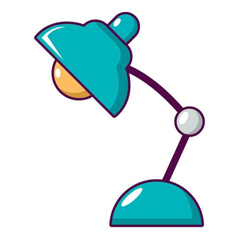 Icono De Lámpara De Escritorio Estilo De Dibujos Animados 15107454