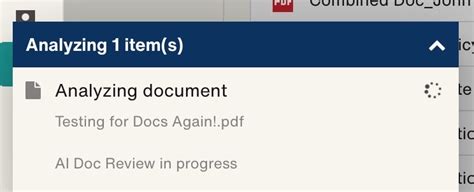 Ai Doc Review Filevine Help Center