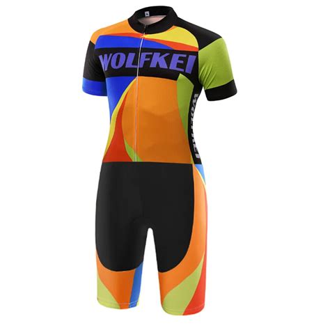 New Wolfkei Skinsuit Cycling Clothing One Piece Bodysuit Ropa Ciclismo