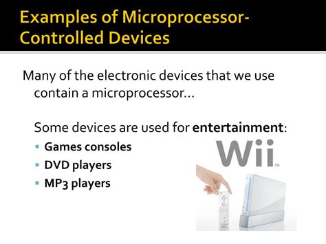 Ppt Microprocessors In The Home Powerpoint Presentation Free