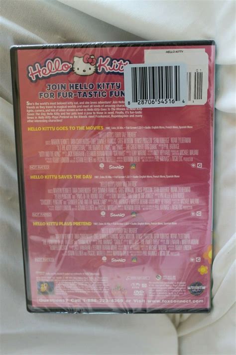 Hello Kitty Triple Feature Dvd 3 Episodes Movies Saves The Day Plays