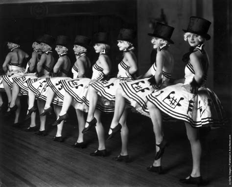 Glitz Glamour And High Kicks Vintage Photos Reveal The World Of