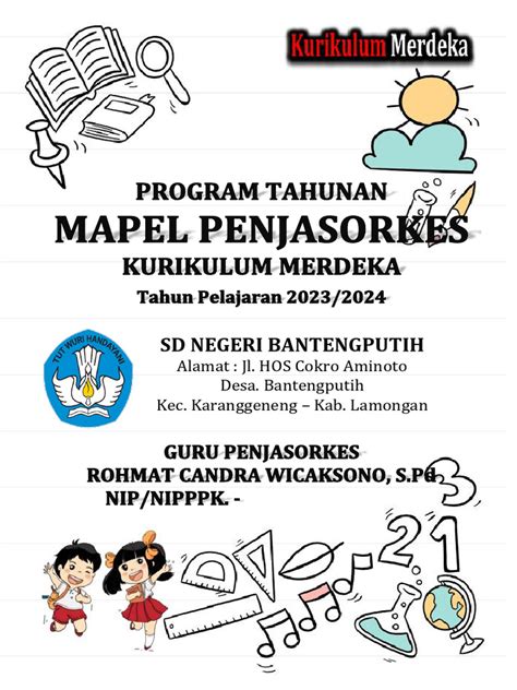 Prota Guru Mapel Pjok Kurikulum Merdeka Pdf