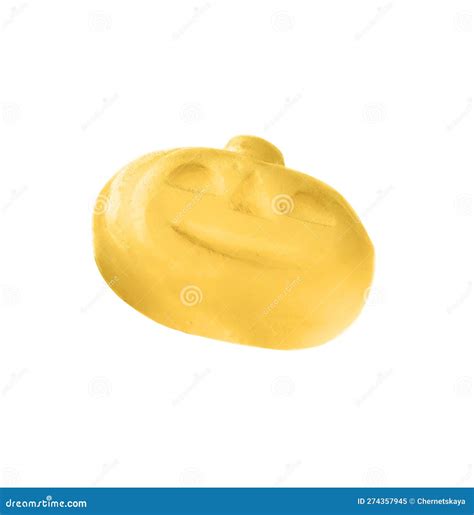 Delicious Bright Candy On White Background Halloween Sweets Stock