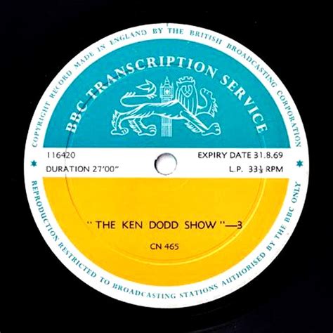 The Ken Dodd Show Transcription Service Disc Recordings X19 Free