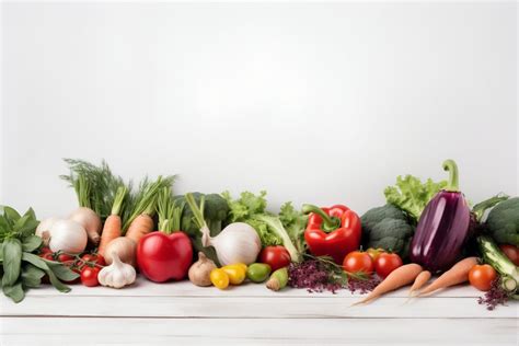 Fresh Vegetables On A White Background Pictures Of Food • Foodiesfeed