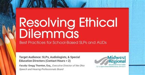 Resolving Ethical Dilemmas