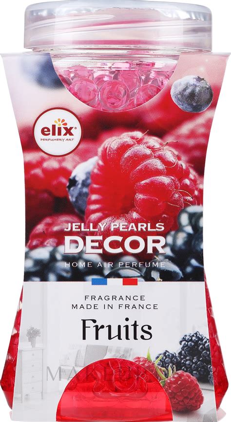 Elix Perfumery Art Jelly Pearls Decor Fruits Home Air Perfume Aromatic Gel Balls With Fruity