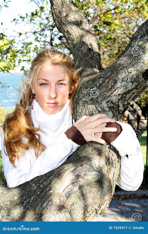 Young Environmentalist Girl Stock Image Image Of Tree Beautiful 7529471