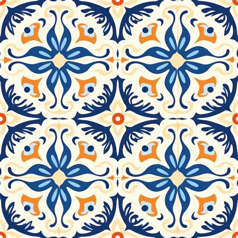 Premium Photo Vibrant Mediterranean Tile Pattern