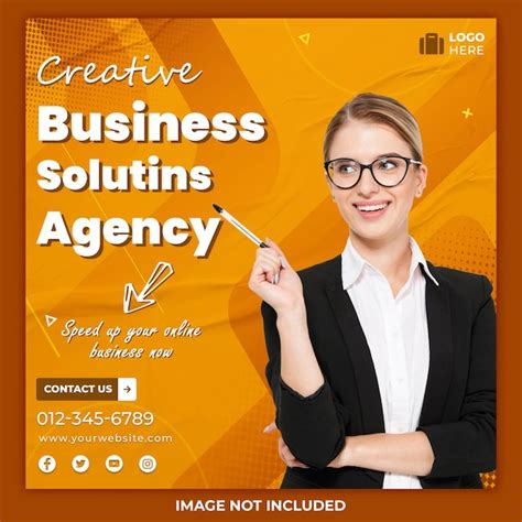 Premium Psd Free Psd Digital Marketing Agency And Corporate Social