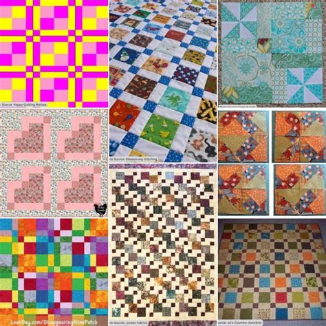top 8 free disappearing nine patch quilt patterns 6 bonus patterns