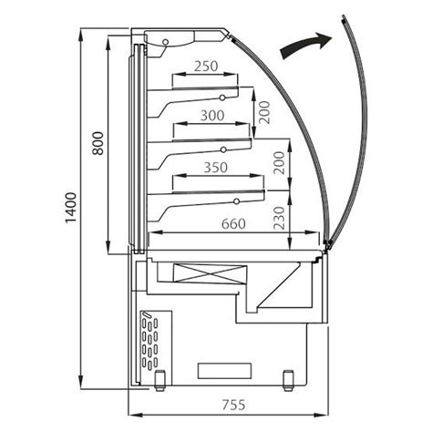 Side View Of Electronic Device Drawing