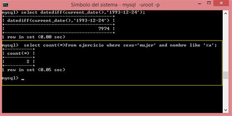 Comandos Mysql Fechas CarlosGaviriainge Cur