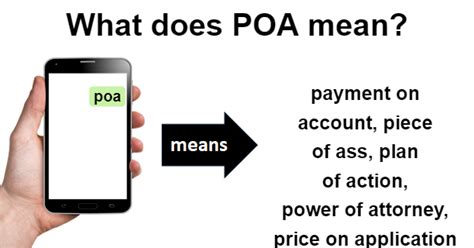 POA What Does POA Mean