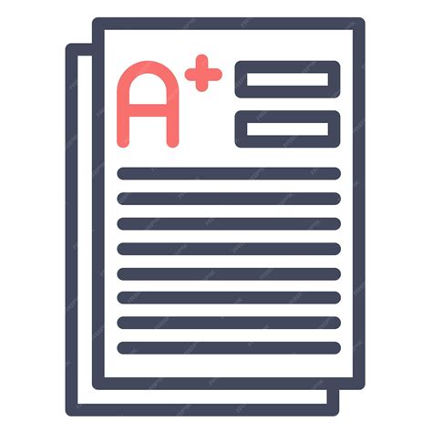 Premium Vector School Test Vector Illustration Style