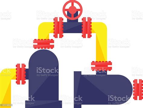 잘 머리 스로틀 밸브 개념 수직 취급자 덤프 밸브 벡터 아이콘 디자인 석유 및 가스 산업 기호 석유 및 가솔린 기호 서비스 및 공급 재고 그림 0명에 대한 스톡 벡터 아트