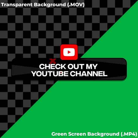 Custom Animated Youtube Subscribe Button Overlay With New Etsy
