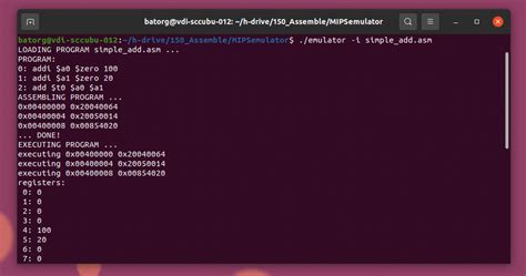 Github Batorlancsmips Assembler Emulator