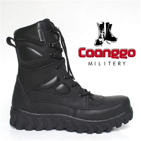Jual Sepatu Pdl Tni Polri Polpp Security Safety Ujung Besi Original Caanggo Militery Shopee