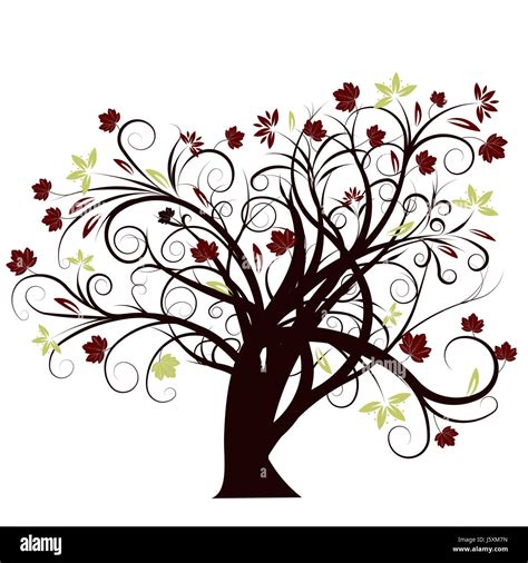 Model Design Project Concept Plan Draft Tree Ornament Illustration