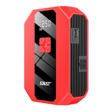 Jump Starter With Air Compressor 10000mah 12v Car Battery Booster Jump Starter And Car Battery