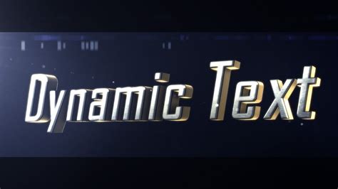 after effects tutorial dynamic text youtube