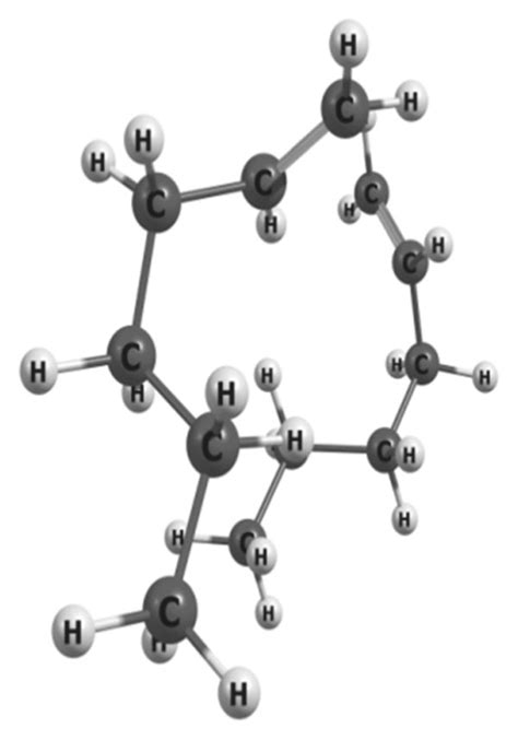 Optimized Complex Conformers Of Hex 1 Ene Along With Their