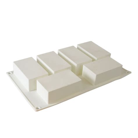 Artigee Silicone Mousse Mold Bar 6 Cavity High Quality Custom