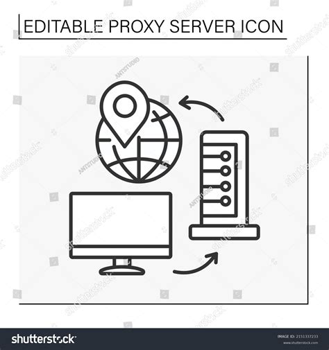Vpn 선 아이콘 Ip 주소 및 스톡 벡터로열티 프리 2151337233 Shutterstock