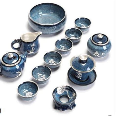 고급 다기세트 차세트 도자기 청화 찻잔세트 차판19 수공 찻주전자 청화자사호 주전자 고급찻주전자 자사호 찻잔 다도구 명가자사호