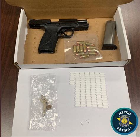 Macomb County Man Arrested On Weapons Drug Charges Following Traffic