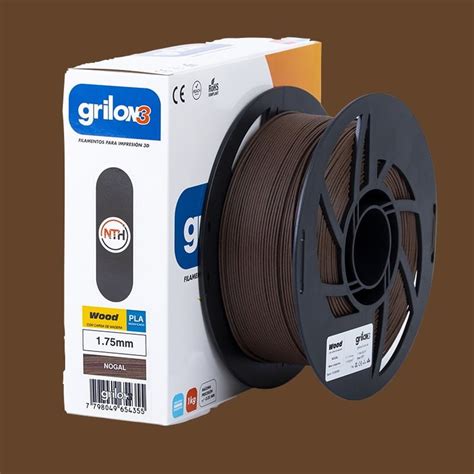 NOGAL WOOD PLA GRILON FILAMENTO 3D 1 75MM 1KG Tecknicam3d Moron