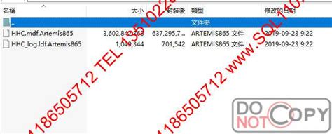 SQL数据库解密恢复 服务器中毒解密 Artemis865 SQL数据库中病毒解密 Artemis865