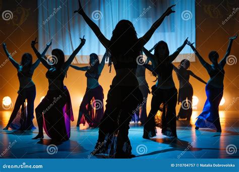 Arabic Belly Dance Class Concept Stock Image Image Of Technique