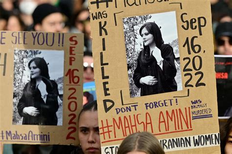 Mahsa Amini Womens Protest In Iran Win Eus Sakharov Freedom Prize