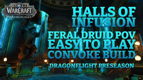 Halls Of Infusion Feral Druid POV Dragonflight Preseason YouTube